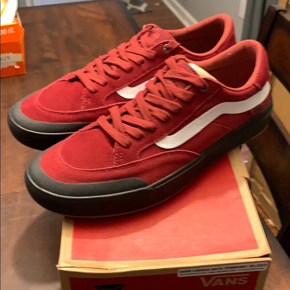 Vans | Shoes | New Vans Berle Pro Nwt Rumba Red Mens | Poshmark